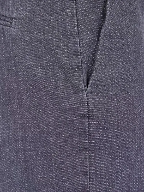KILTIE Pressed-crease Cotton Trousers