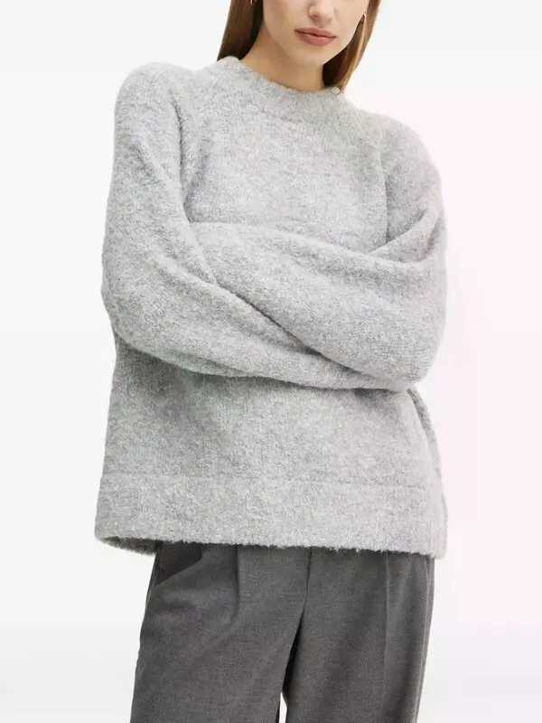 Day Birger Et Mikkelsen Ribbed Knit Crew Neck Sweater - Grey