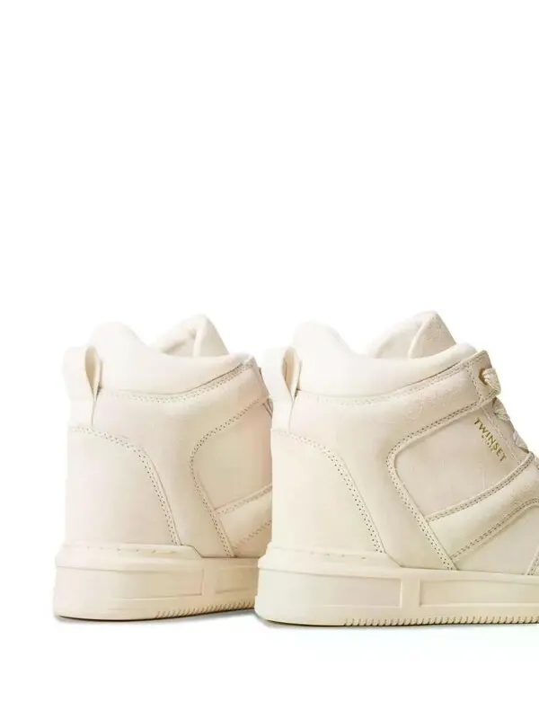 TWINSET Suede High-top Sneakers