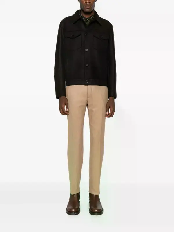 Harris Wharf London Buttoned Chest-pocket Jacket