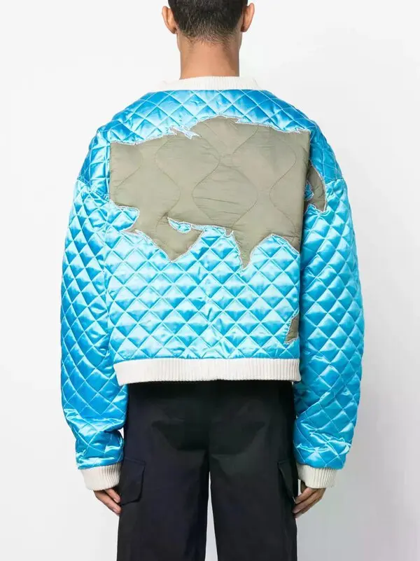 WHO DECIDES WAR Global Grid Bomber Jacket