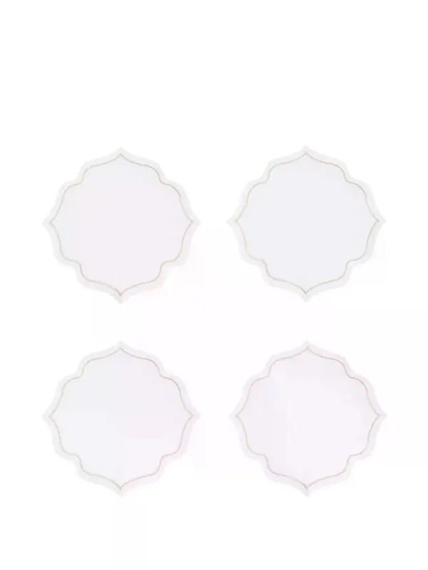CATHERINE DENOUAL Arabesque Scalloped Placemat