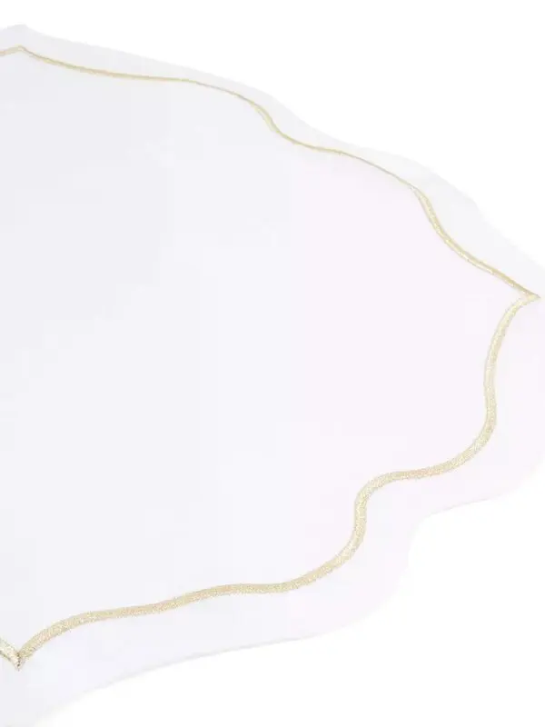 CATHERINE DENOUAL Arabesque Scalloped Placemat