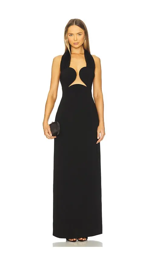 LOVERS AND FRIENDS Athenna Gown - Black
