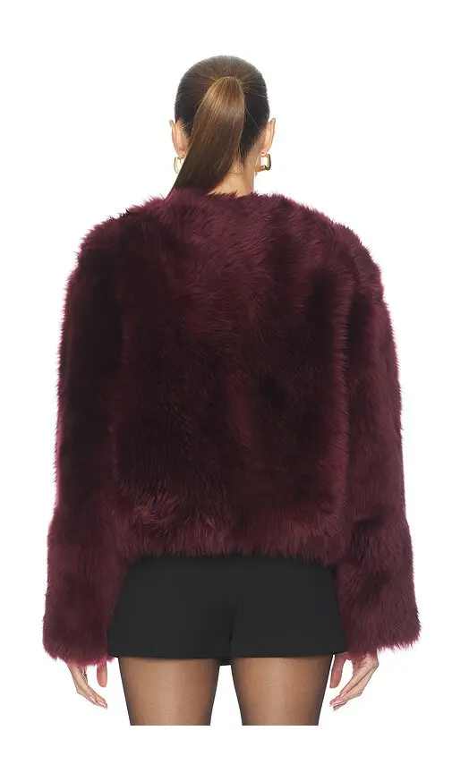 Simkhai Natasha Cropped Shearling Jacket