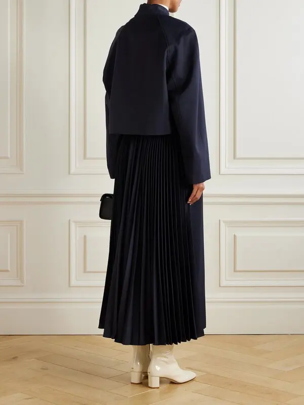 FFORME Lennox Belted Pleated Trench Coat