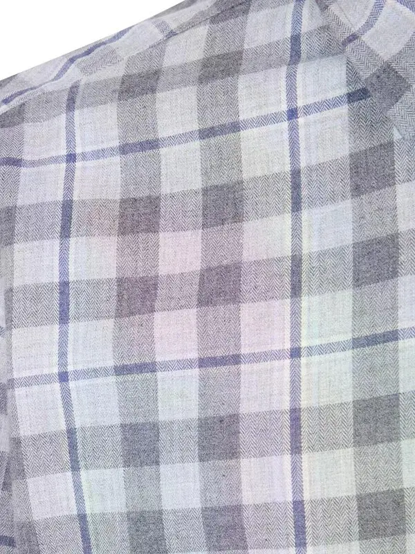 TINTORIA MATTEI 954 Checked Shirt - Grey