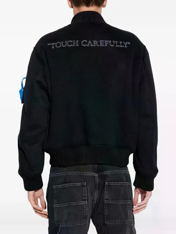 Off-White Logo Bomber Jacket
