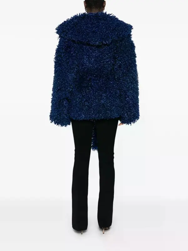 ROTATE BY BIRGER CHRISTENSEN Faux Fur Belted Jacket