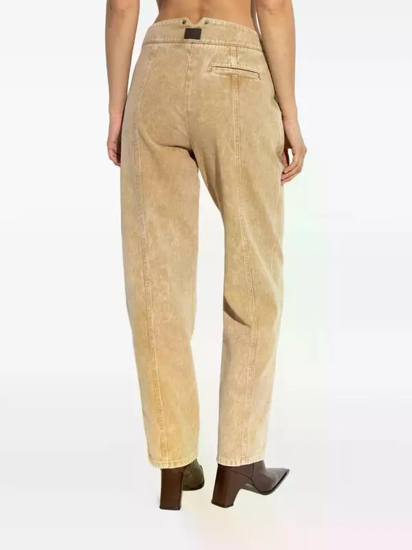 Moschino High-waisted Seam Detail Jeans