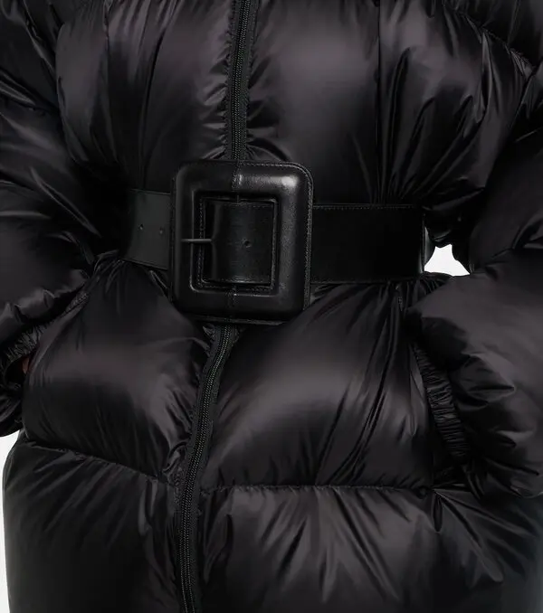 Balenciaga Hourglass Belted Down Jacket