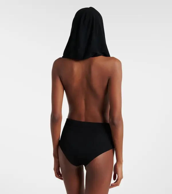 Balmain Hooded Jersey Bodysuit