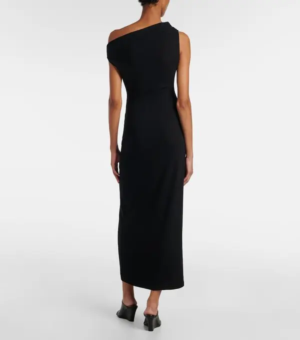 LESET Lauren Off-shoulder Jersey Maxi Dress