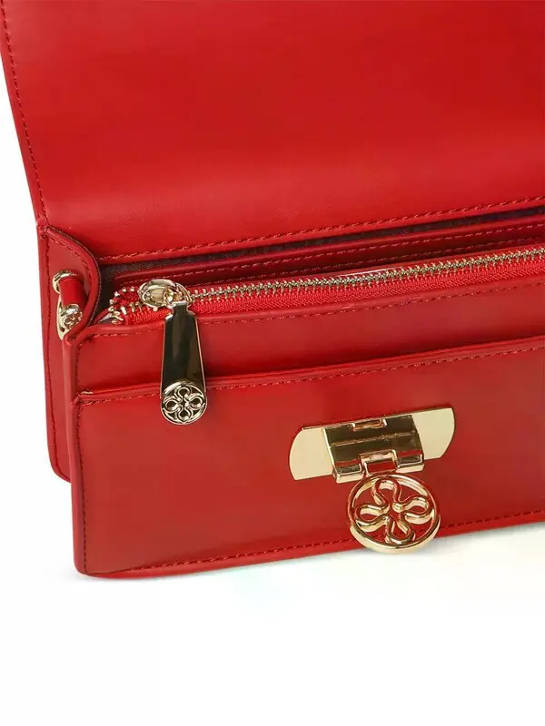 V°73 Logo-plaque Flap-top Satchel Bag