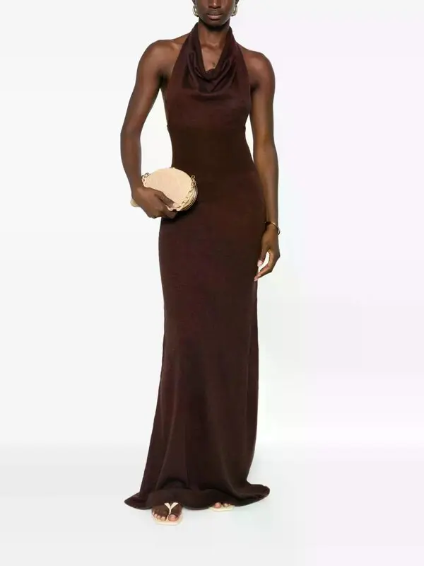 AYA MUSE Halterneck Maxi Dress