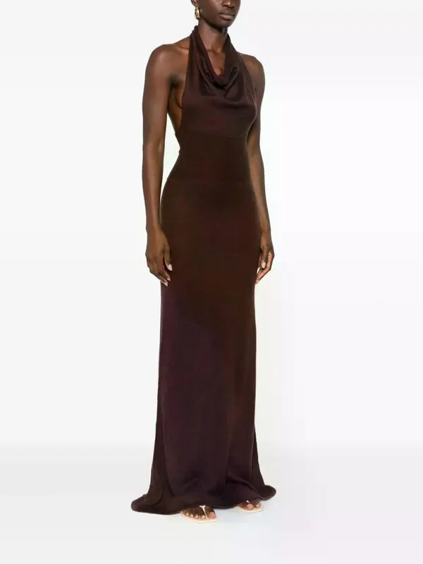 AYA MUSE Halterneck Maxi Dress