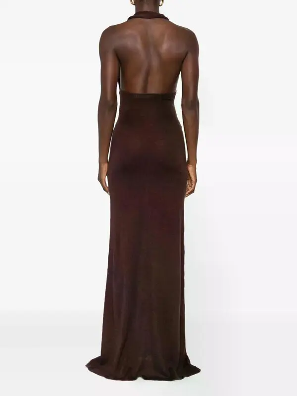 AYA MUSE Halterneck Maxi Dress