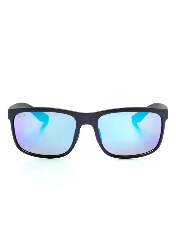 Maui Jim Huelo Square-frame Sunglasses - Blue