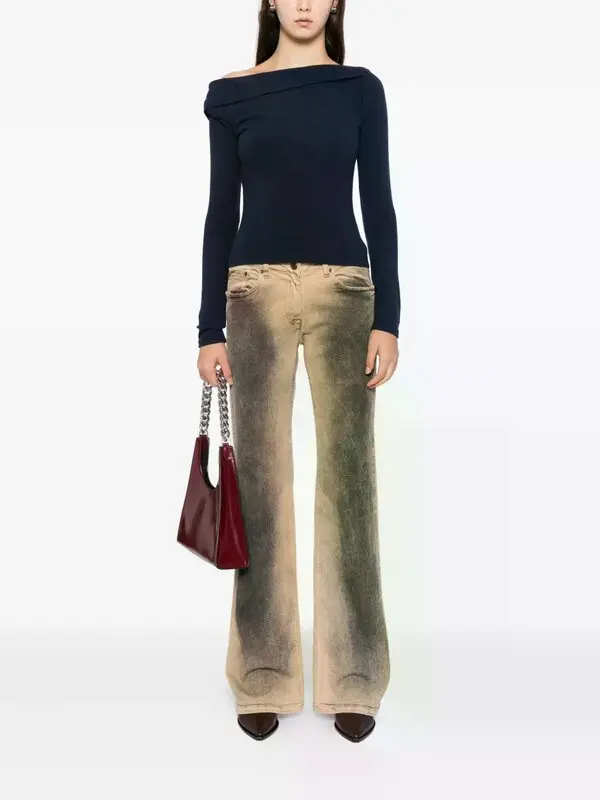 REFORMATION Ello Top Long Sleeve Cropped
