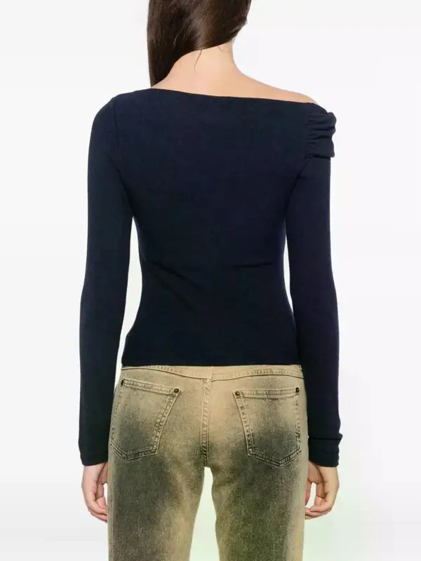 REFORMATION Ello Top Long Sleeve Cropped