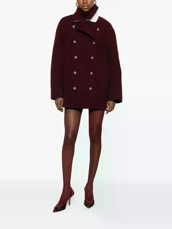N°21 Double-breasted Coat With Flap Pockets