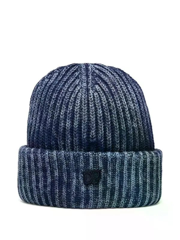 DAILY PAPER Ribbed Beanie Hat - Blue