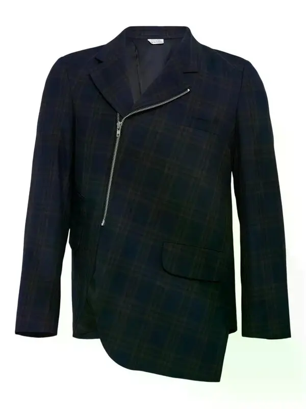 Comme Des Garçons Plaid Zip Jacket
