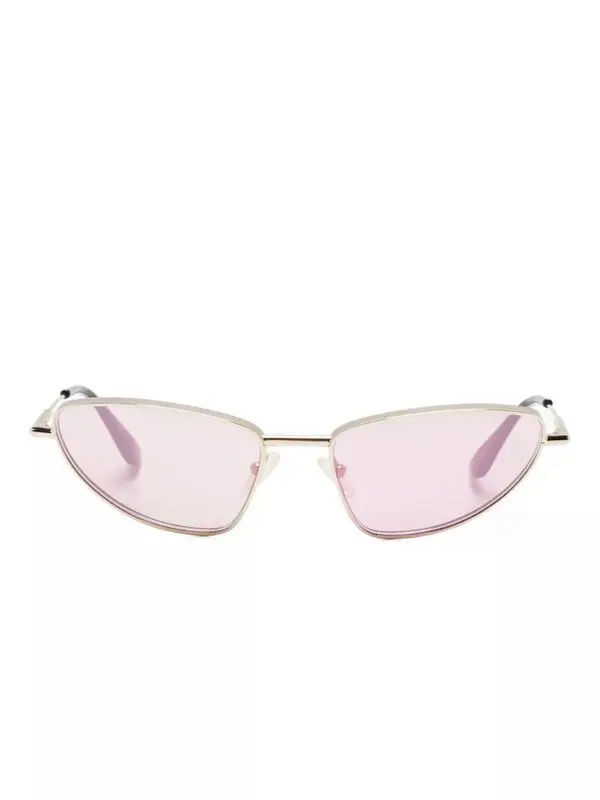 Alexander McQueen T-bar Cat-eye Sunglasses - Silver