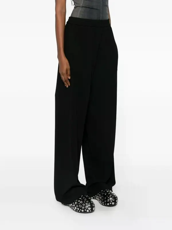 DRHOPE Twill Wide Leg Trousers