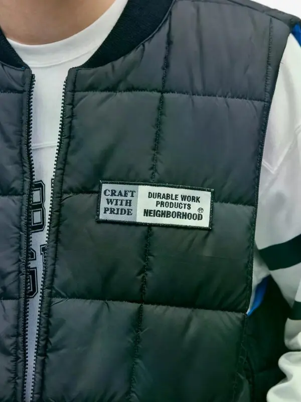 NEIGHBORHOOD Quilted Zip Gilet
