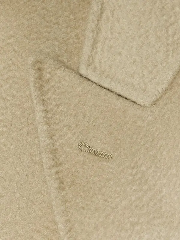THE ROW Hariet Oversized Double-breasted Brushed-cashmere Coat