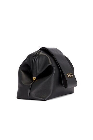 Balenciaga Medium Hand Bag In Calfskin Leather With Gold-tone Hardware