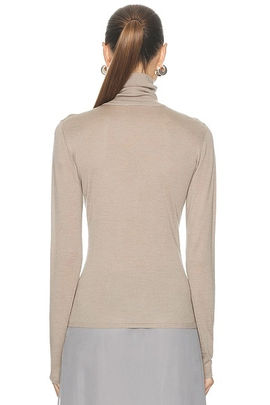 Renggli Cashmere Silk Fitted Turtleneck Sweater