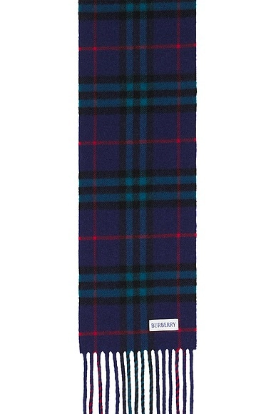 Burberry Cashmere Scarf - Bugle Blue