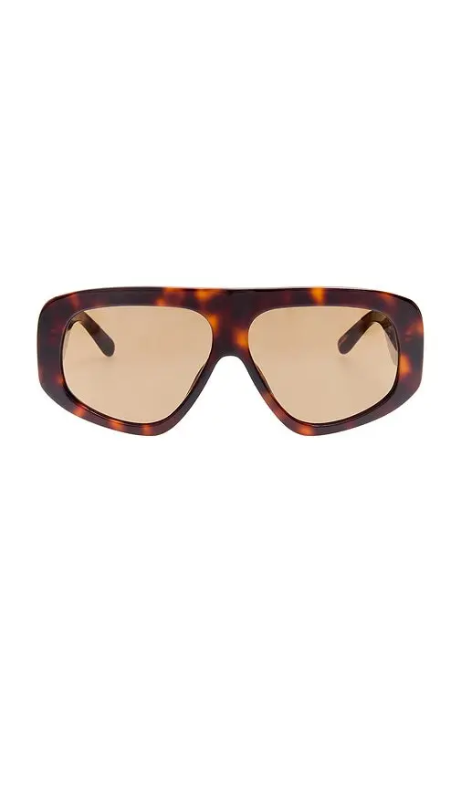 Attico Milano Aviator Sunglasses - Brown