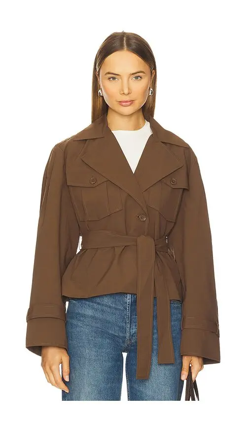 LAMARQUE X Revolve Quinn Trenchcoat - Brown