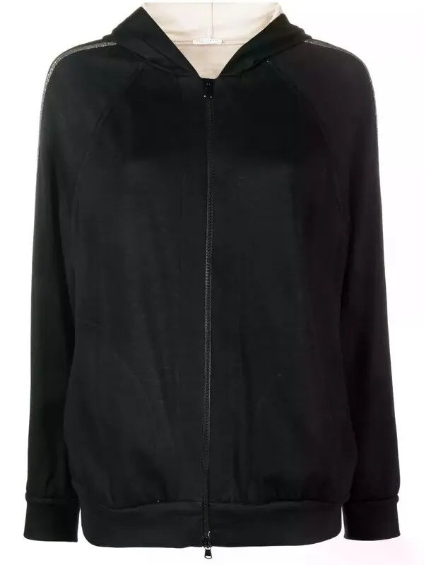 Brunello Cucinelli Bead-detail Hooded Jacket