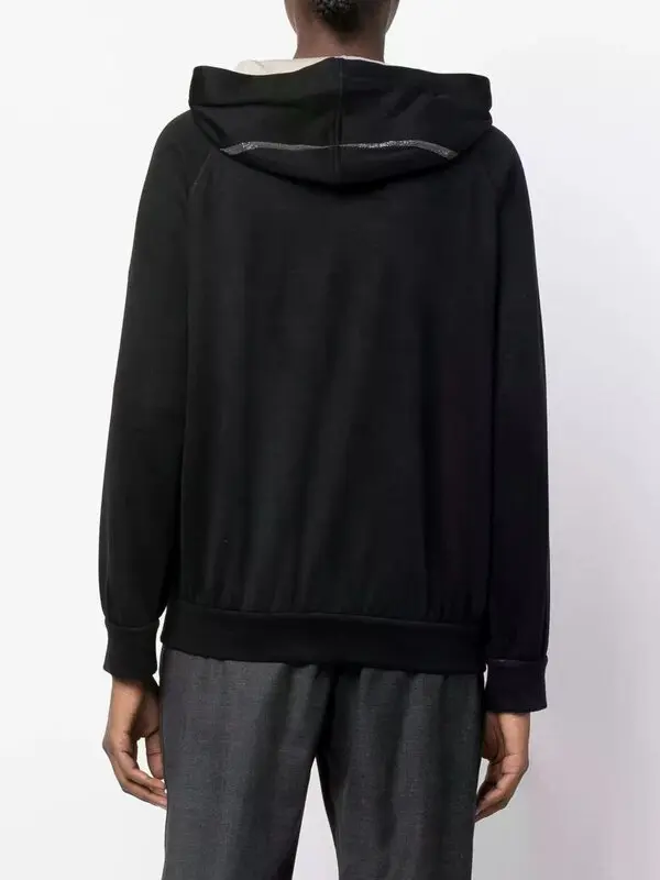 Brunello Cucinelli Bead-detail Hooded Jacket