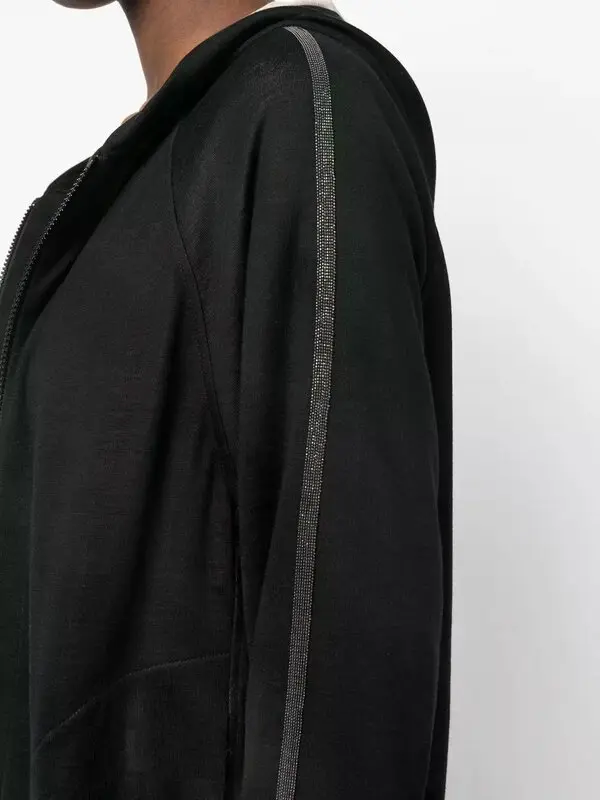 Brunello Cucinelli Bead-detail Hooded Jacket