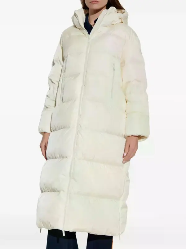 Add Zip-fastening Padded Coat