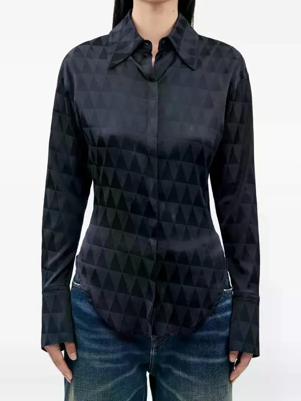 Tiger Of Sweden Geometric Pattern Shirt