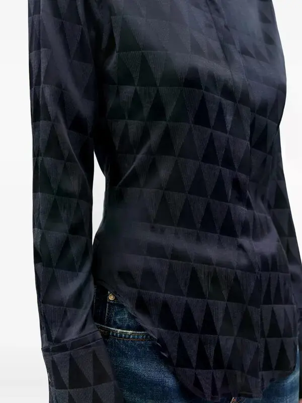 Tiger Of Sweden Geometric Pattern Shirt