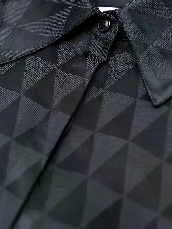 Tiger Of Sweden Geometric Pattern Shirt