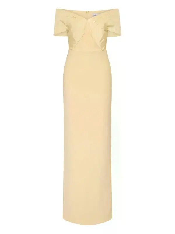 Rebecca Vallance Off-shoulder Gown - Neutrals