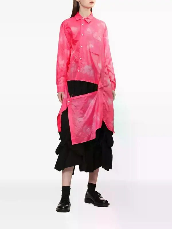 Comme Des Garçons Ruffled Midi Skirt