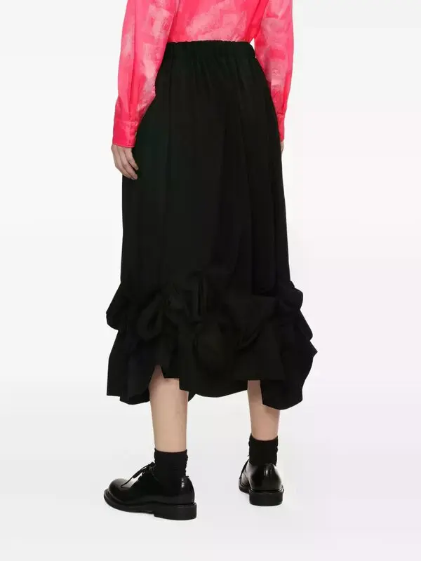 Comme Des Garçons Ruffled Midi Skirt