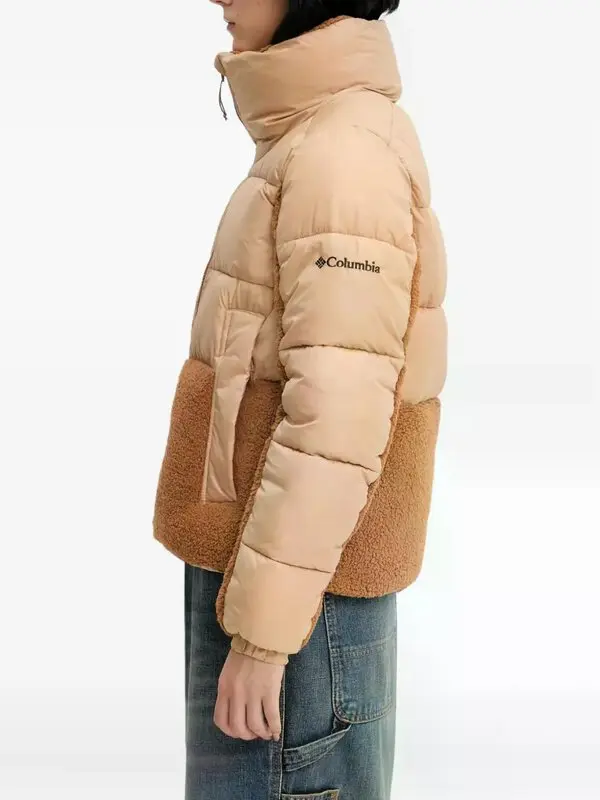 Columbia Embroidered Logo Padded Jacket - Neutrals