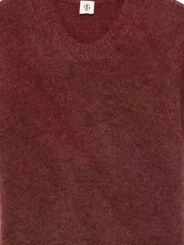 THE GARMENT Short-sleeved Knitted Top - Red