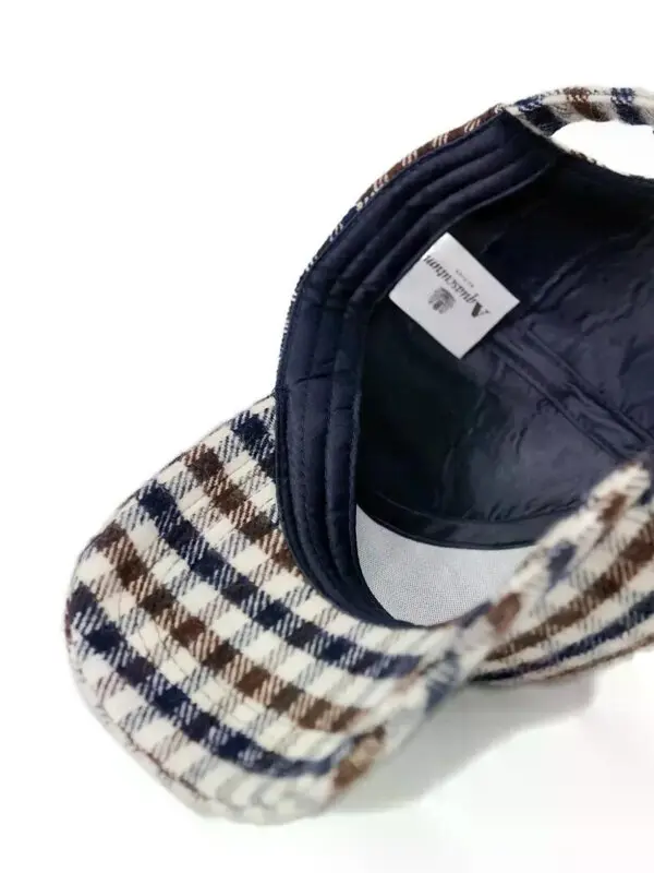 Aquascutum Checked Wool Cap