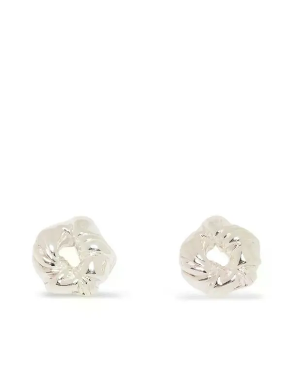 Completedworks Jetty Textured Earrings - Silver